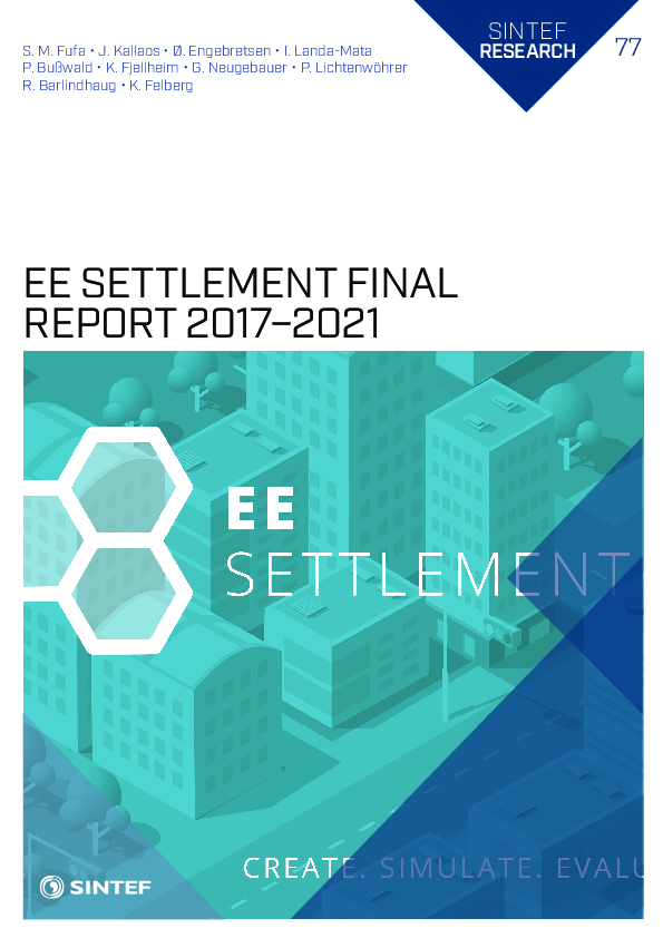 (PDF) EE Settlement final report 2017–2021