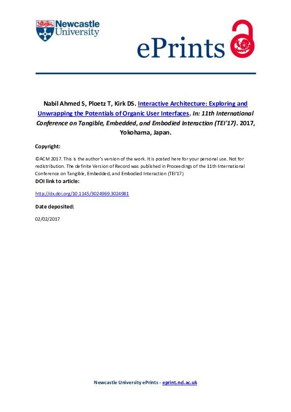 (PDF) Interactive Architecture