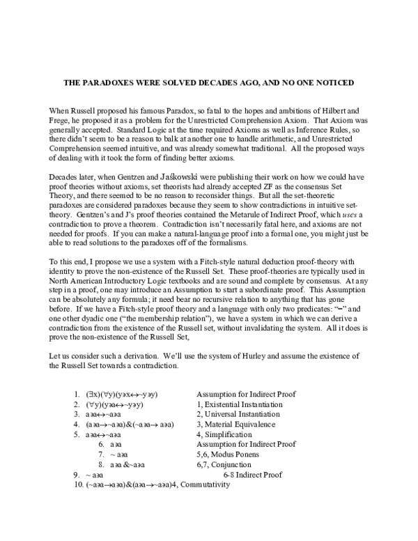 (DOC) THE PARADOXES WERE SOLVED DECADES AGO copy | Daniel Krasner ...