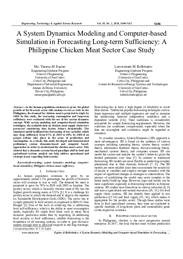 (PDF) A System Dynamics Modeling and Computer-based Simulation in Forecasting Long-term ...