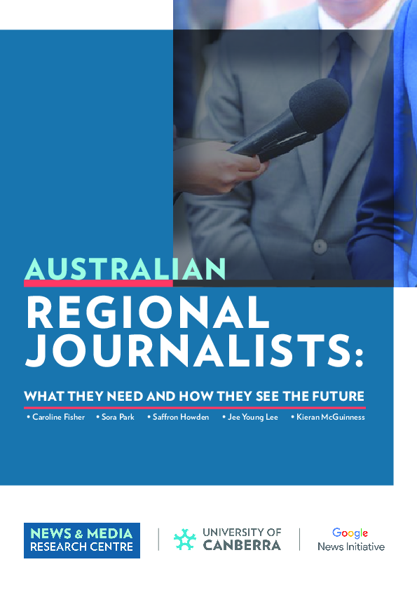 (PDF) Australian regional journalists: What they need and how they see ...