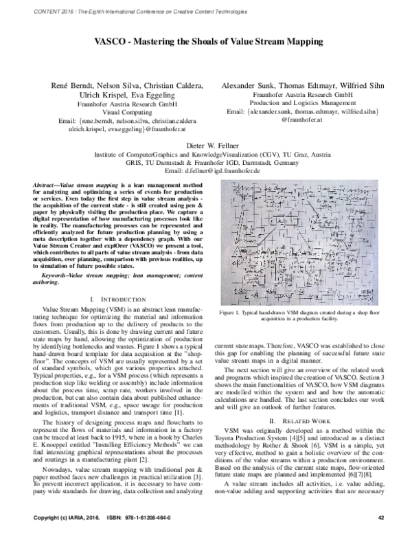 (PDF) VASCO - Mastering the Shoals of Value Stream Mapping (PDF) VASCO - Mastering the Shoals of Value Stream Mapping