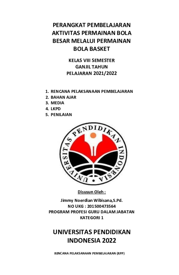 (PDF) PERANGKAT PEMBELAJARAN AKTIVITAS PERMAINAN BOLA BESAR MELALUI PERMAINAN BOLA BASKET KELAS ...