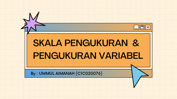 (PDF) 6)PPT SKALA PENGUKURAN DAN PENGUKURAN VARIABEL