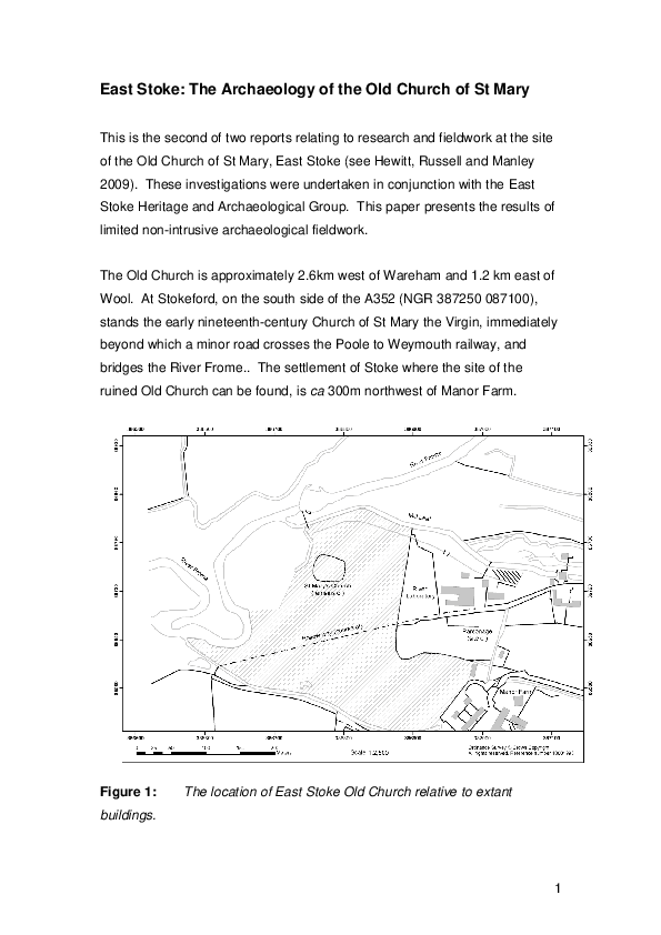 (PDF) East Stoke: The Archaeology of the Old Church of St Mary
