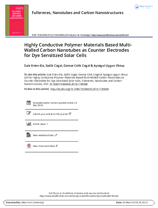 (PDF) Highly conductive polymer materials based multi-walled carbon ...