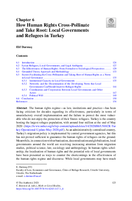 (PDF) How Human Rights Cross-Pollinate and Take Root: Local Governments ...