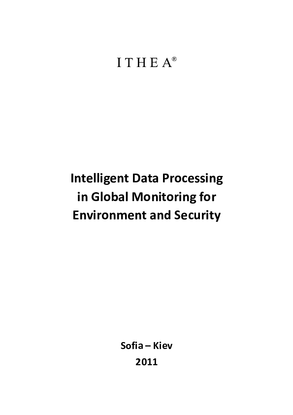 (PDF) Intelligent Data Processing in Global Monitoring for Environment and Security First ...