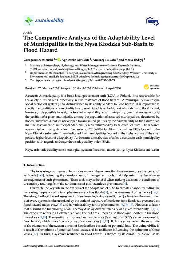 (PDF) The Comparative Analysis of the Adaptability Level of ...