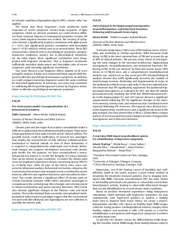 Pdf A Real Time Fmri Based Neurofeedback System For Rehabilitation Of Depressive Symptoms