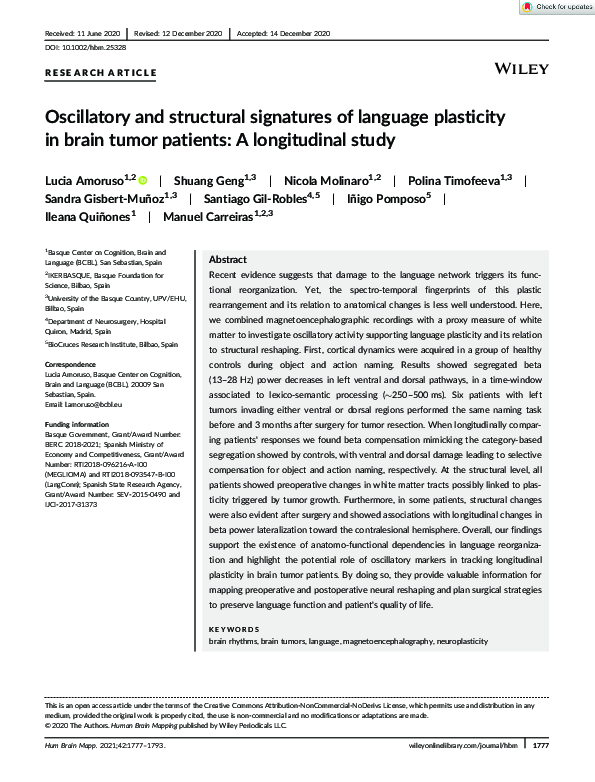 (PDF) Oscillatory and structural signatures of language plasticity in ...