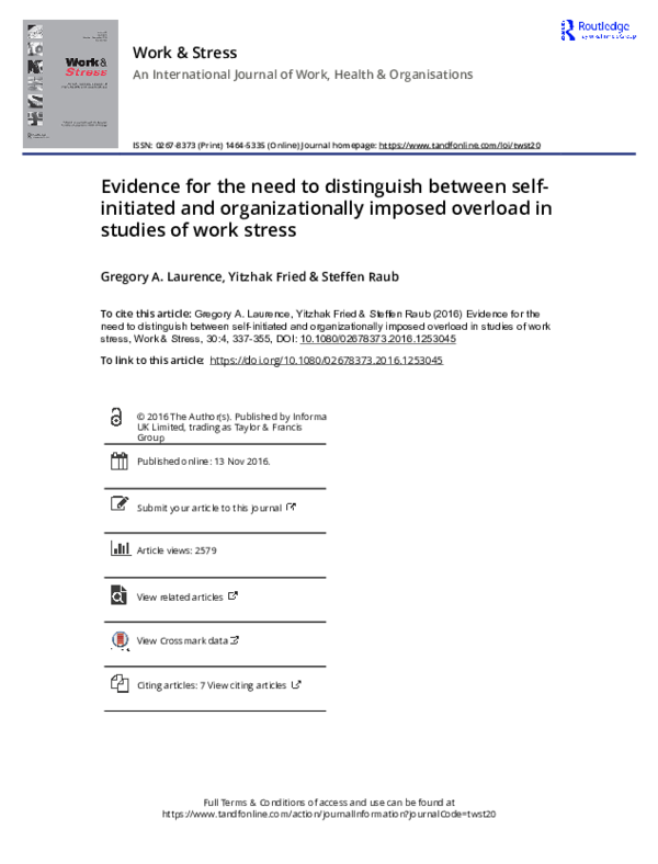 (PDF) Evidence for the need to distinguish between self-initiated and ...