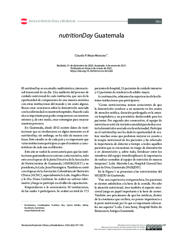 (PDF) nutritionDay Guatemala