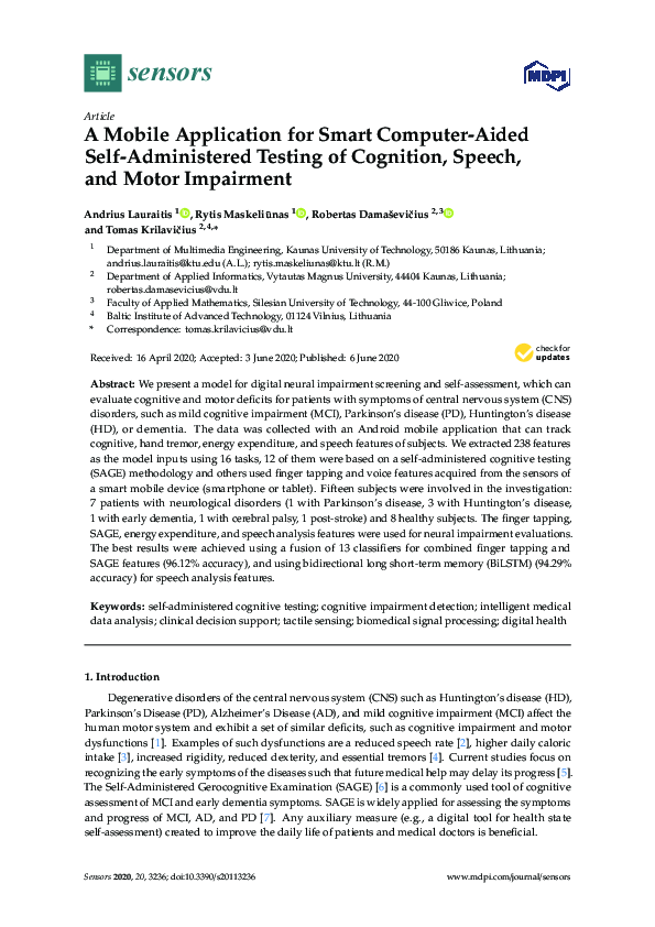 (PDF) A Mobile Application for Smart Computer-Aided Self-Administered ...