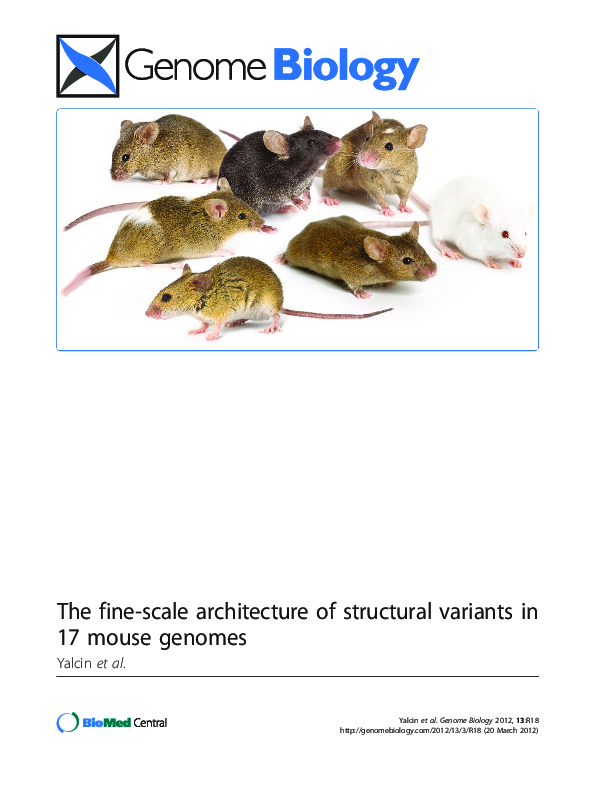 (PDF) The fine-scale architecture of structural variants in 17 mouse ...