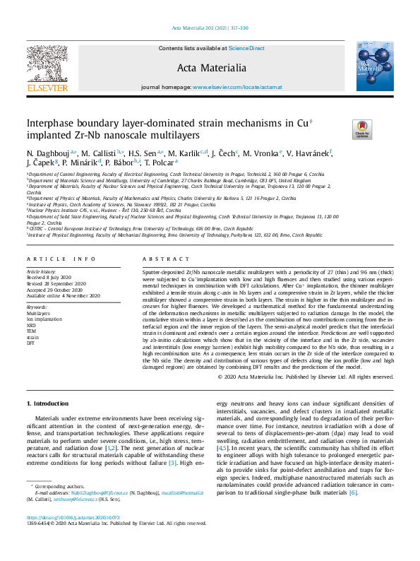 (PDF) Interphase boundary layer-dominated strain mechanisms in Cu+ ...