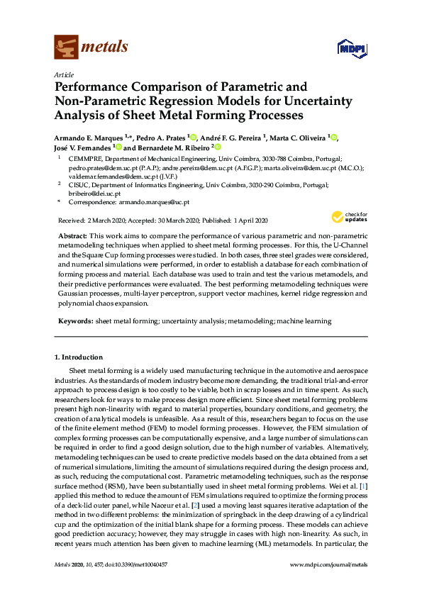 Pdf Performance Comparison Of Parametric And Non Parametric