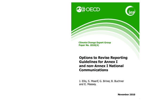 (PDF) Options to Revise Reporting Guidelines for Annex I and non-Annex ...