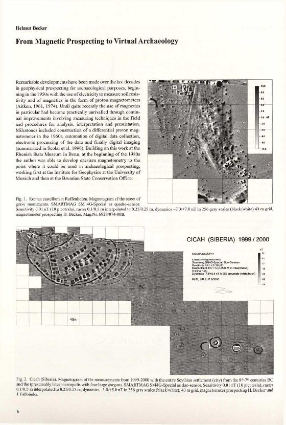 (PDF) From Magnetic Prospecting to Virtual Archaeology