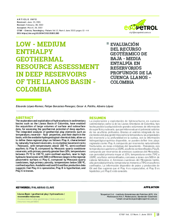 (PDF) Low - medium enthalpy geothermal resource assessment in deep ...