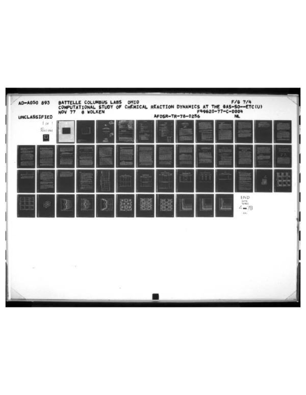 (PDF) Computational Study of Chemical Reaction Dynamics at the Gas ...