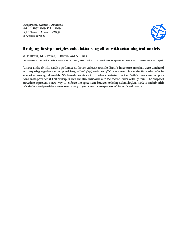 (PDF) Bridging first-principles calculations together with ...