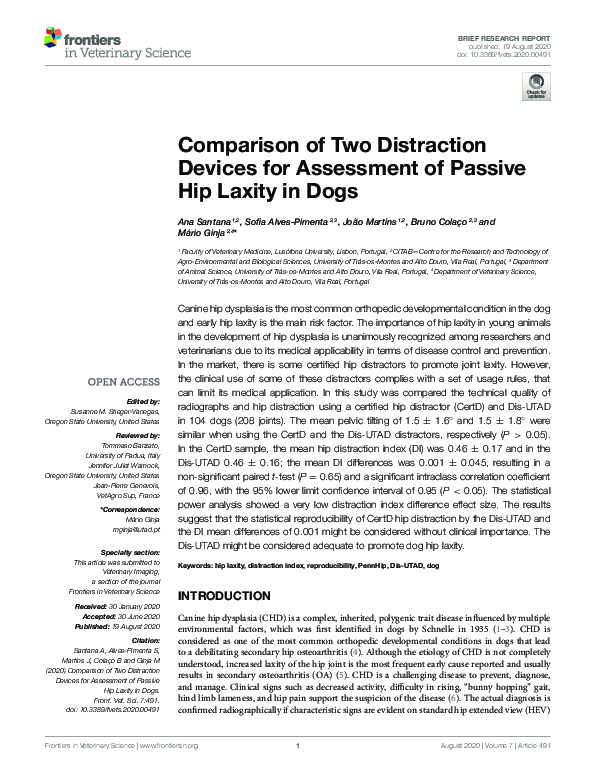 (PDF) Comparison of Two Distraction Devices for Assessment of Passive ...
