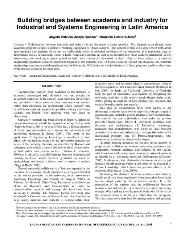 (PDF) Latin American and Caribbean Journal of Engineering Education ...
