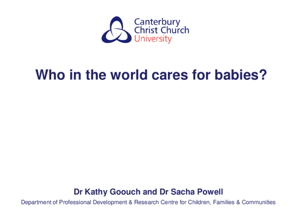 (PDF) Who in the world cares for babies | Sacha Powell - Academia.edu