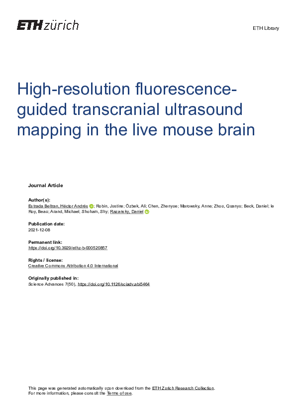 (PDF) High-resolution fluorescence-guided transcranial ultrasound ...