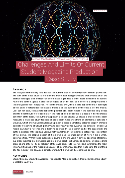 (PDF) Challenges And Limits Of Current Student Magazine Production-Case ...