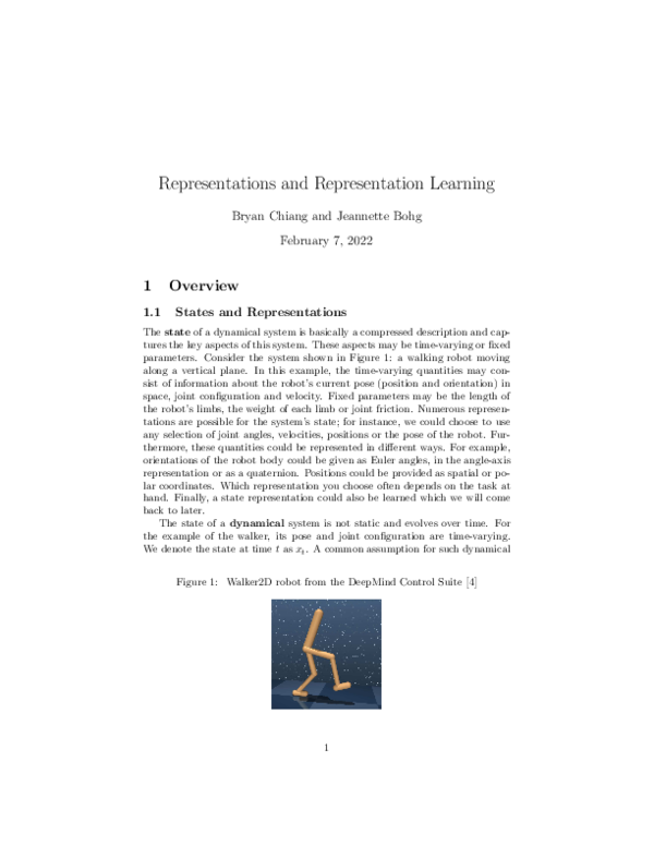 (PDF) Representations and Representation Learning