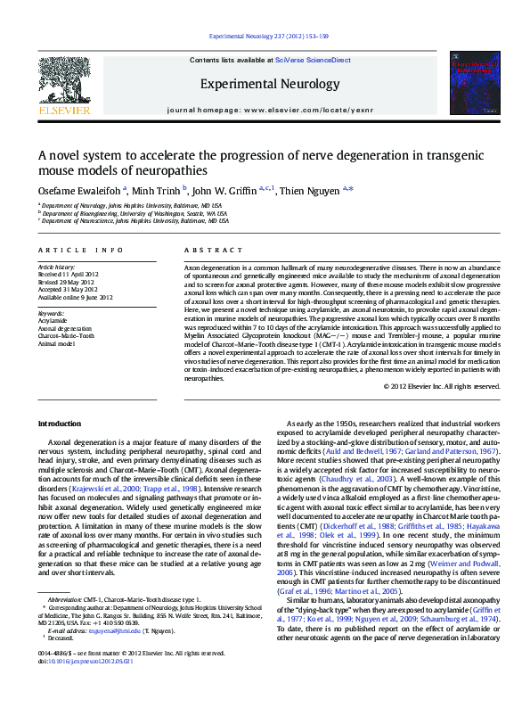 (PDF) A novel system to accelerate the progression of nerve ...