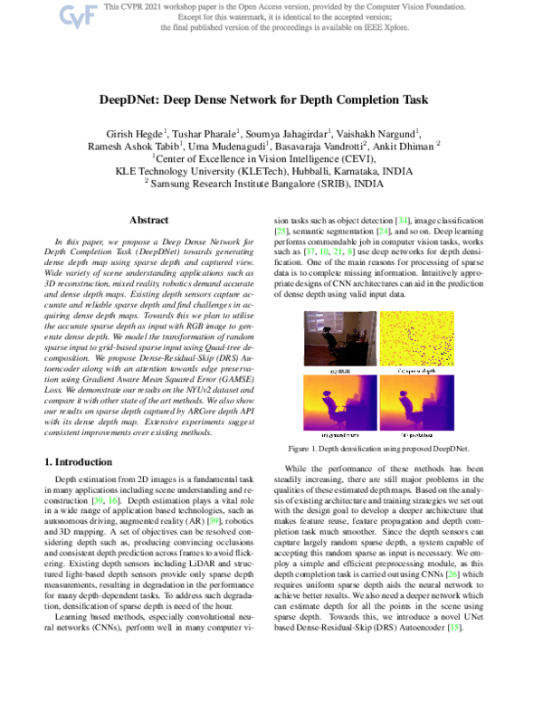 (PDF) DeepDNet: Deep Dense Network for Depth Completion Task