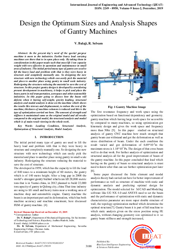 (PDF) International Journal of Engineering and Advanced Technology (IJEAT (PDF) International Journal of Engineering and Advanced Technology (IJEAT