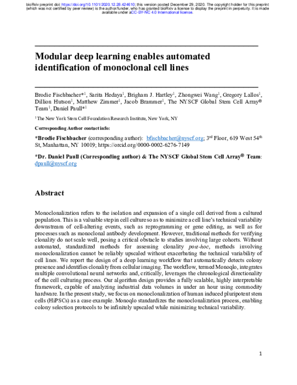 (PDF) Modular deep learning enables automated identification of ...