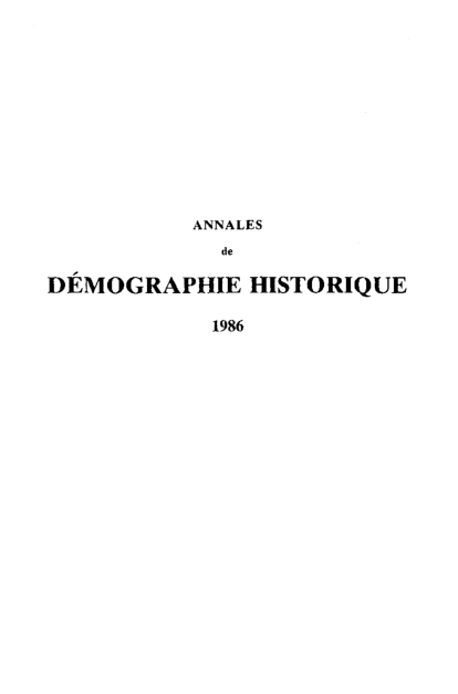 (PDF) La démographie historique en Amérique Latine : à la découverte d ...