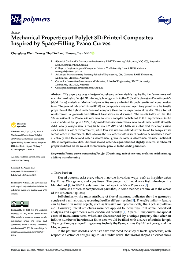 (PDF) Mechanical Properties of PolyJet 3D-Printed Composites Inspired ...