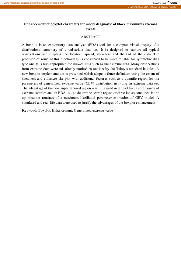 (PDF) Enhancement of boxplot chrarcters for model diagnostic of block ...