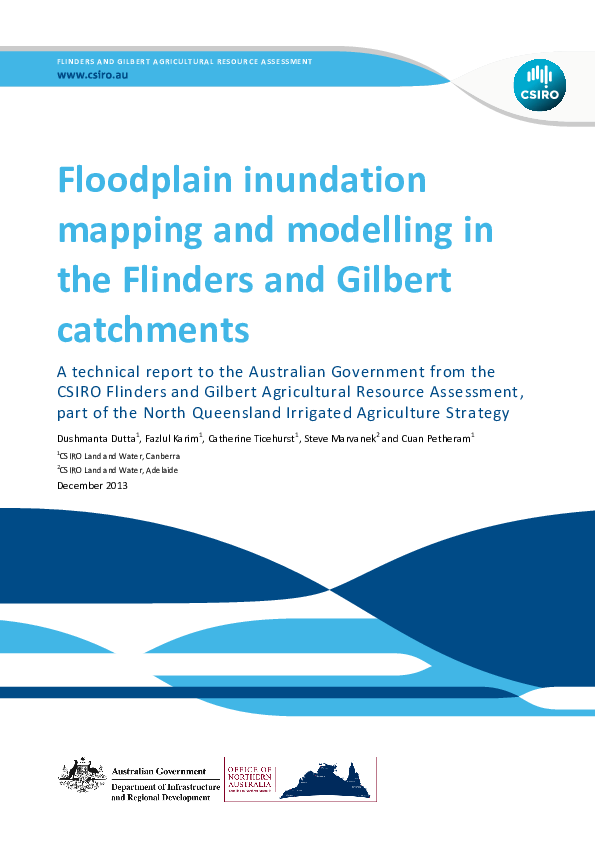(PDF) Floodplain inundation mapping and modelling in the Flinders and Gilbert catchments. A ...