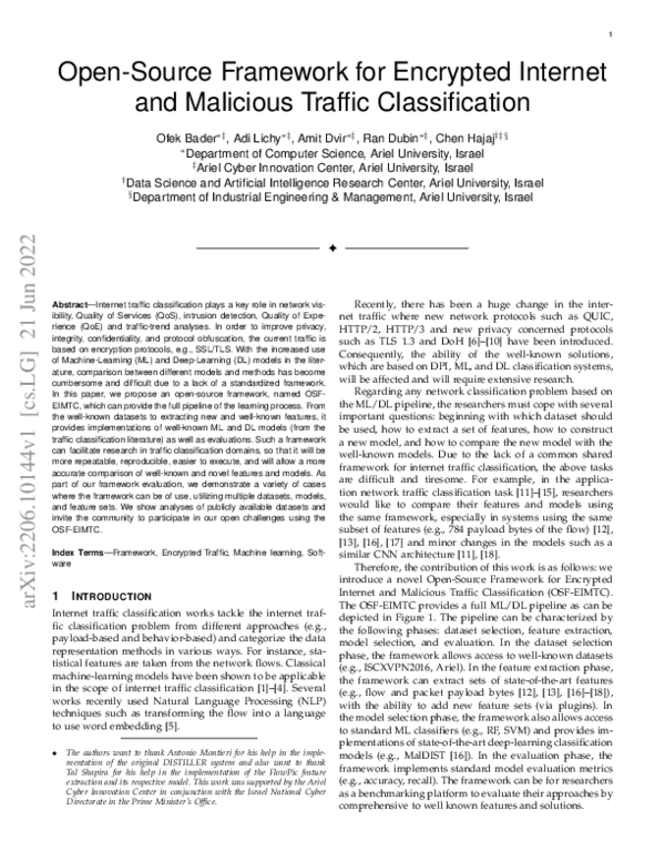 Pdf Open Source Framework For Encrypted Internet And Malicious
