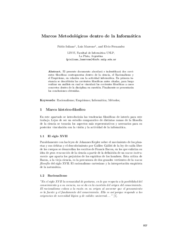 (PDF) Marcos metodológicos dentro de la informática
