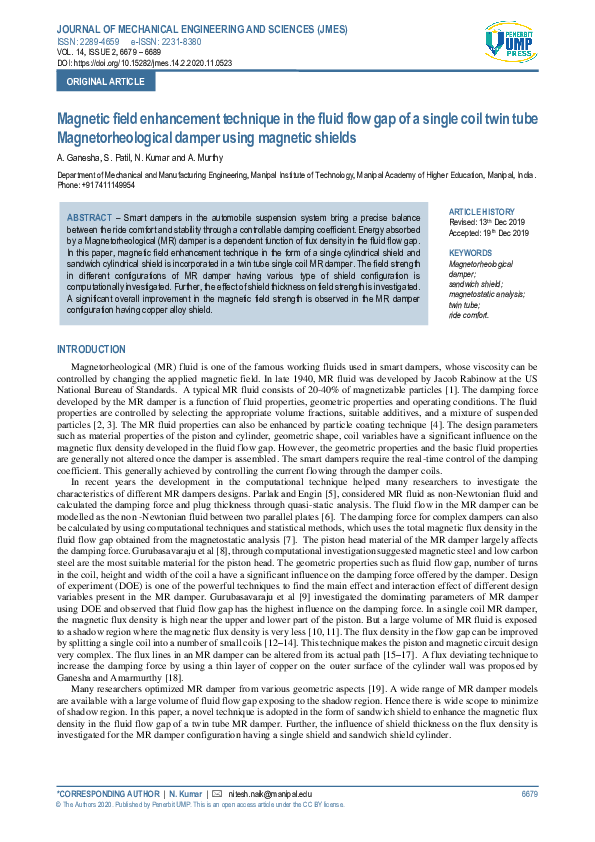 (PDF) Magnetic field enhancement technique in the fluid flow gap of a ...