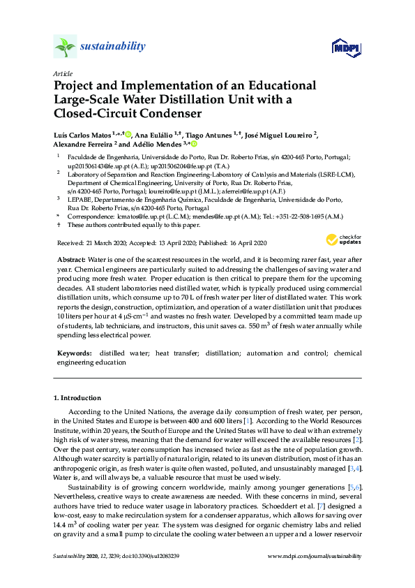 (PDF) Project and Implementation of an Educational Large-Scale Water ...