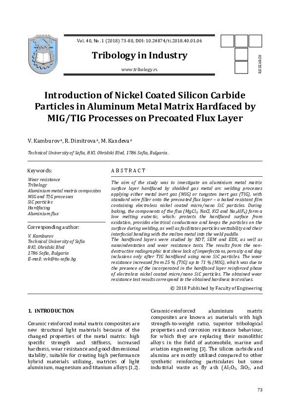 (PDF) Introduction of Nickel Coated Silicon Carbide Particles in ...