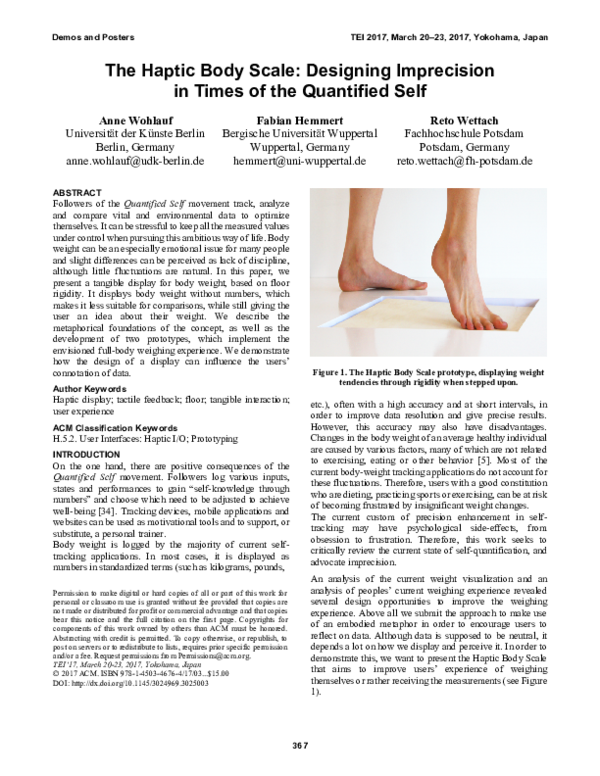 (PDF) The Haptic Body Scale