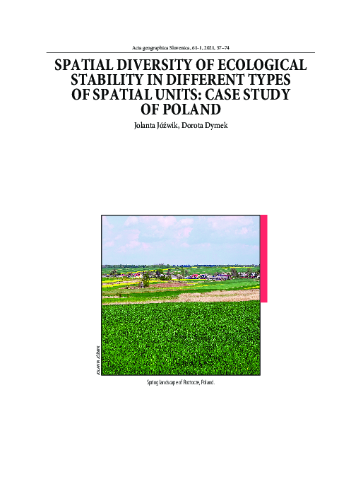 (PDF) Spatial diversity of ecological stability in different types of ...