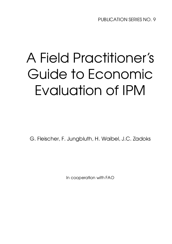 (PDF) A Field Practitioner's Guide to Economic Evaluation of IPM