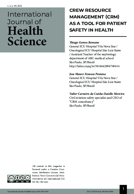 (PDF) Crew resource management (CRM) as a tool for patient safety in ...