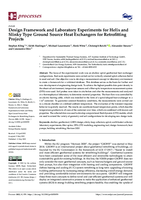(PDF) Design Framework and Laboratory Experiments for Helix and Slinky ...